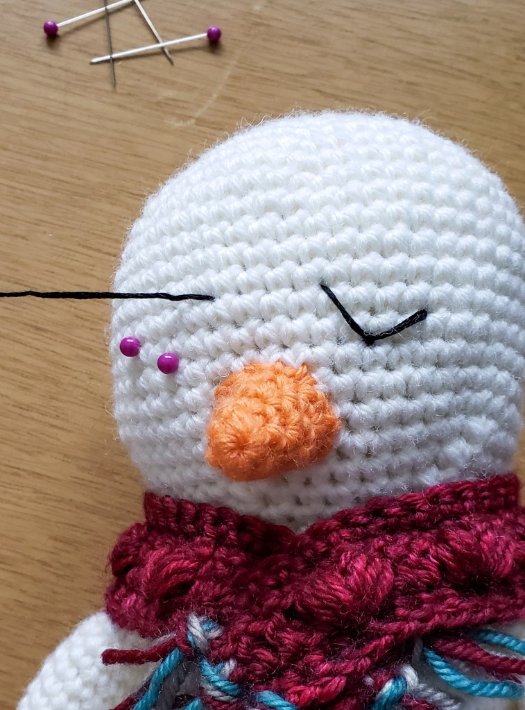 How to Add Faces to Your Amigurumi: Easy Chill Eyes | Squirrel Picnic