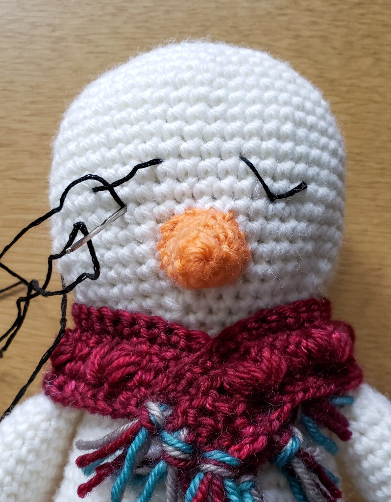 How to Add Faces to Your Amigurumi: Easy Chill Eyes | Squirrel Picnic